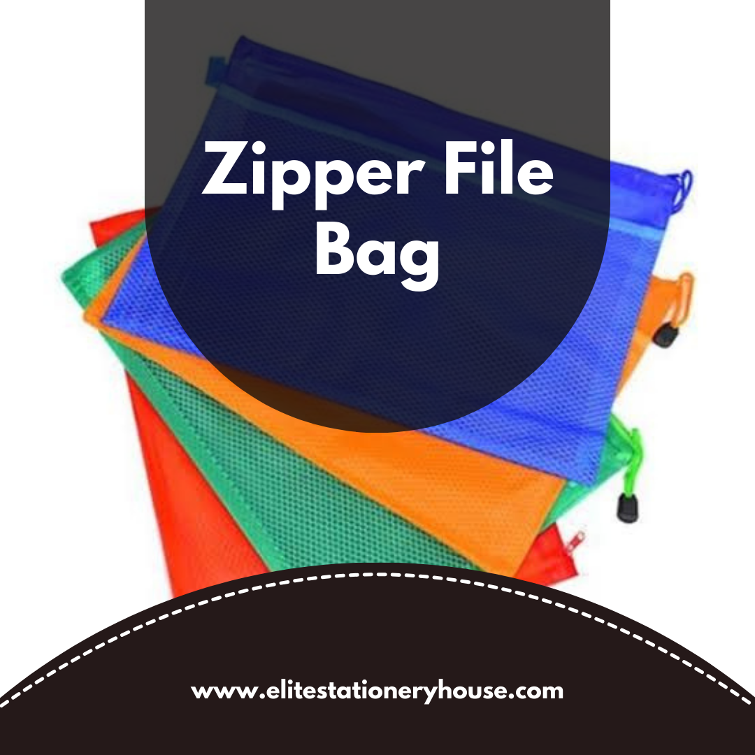 Zipper File Bag – Elite Stationery House