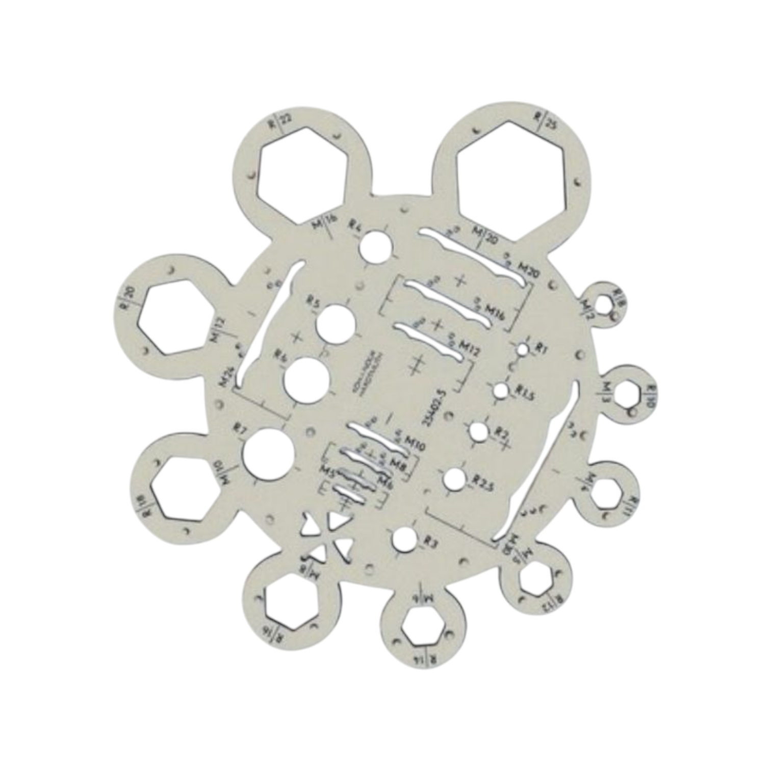 Koh-i-noor Nut & Bolt Template – Elite Stationery El Sahhar