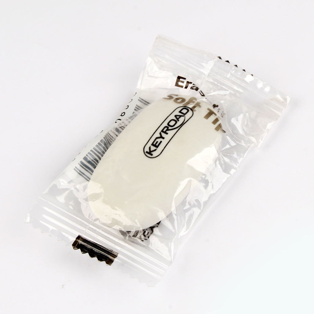 Soft Tip Eraser Solid Colors White and Black – Keyroad – Elite ...