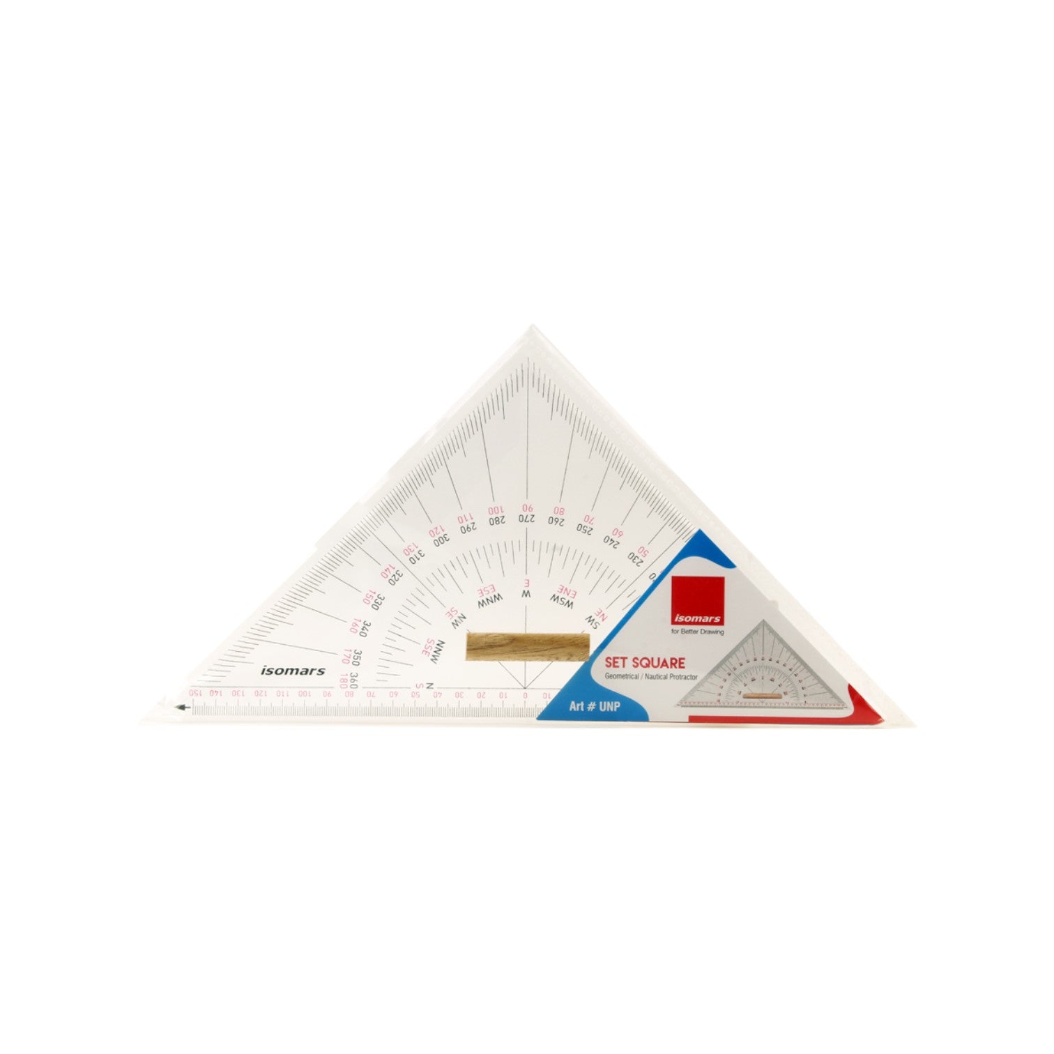 Acrylic Triangle with Wooden Handle 30 cm - IsoMars A30 CM – Elite ...
