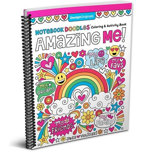 Amazing Me Coloring Wire Notebook for Adults – Elite Stationery El Sahhar