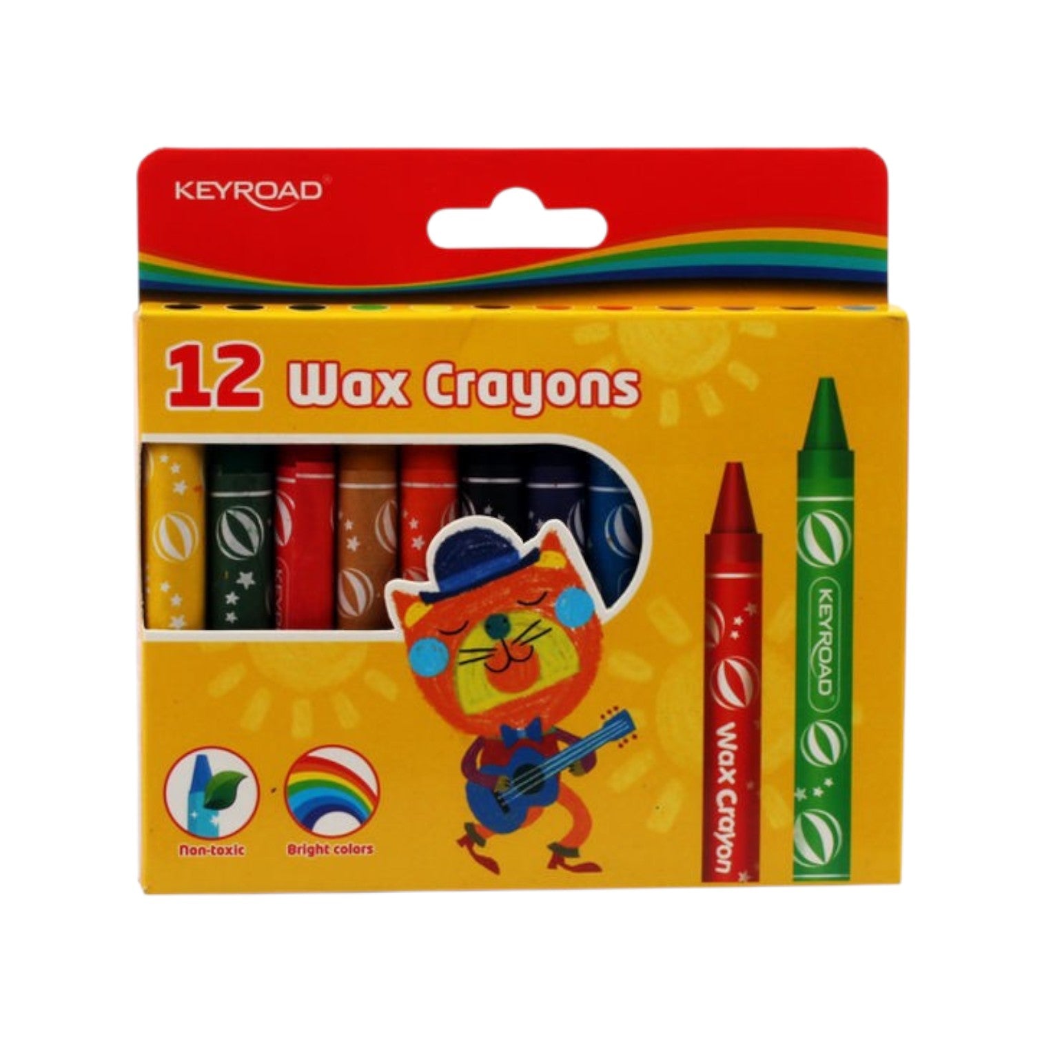 Crayon Colors 12 Color Jumbo Keyroad – Elite Stationery El Sahhar
