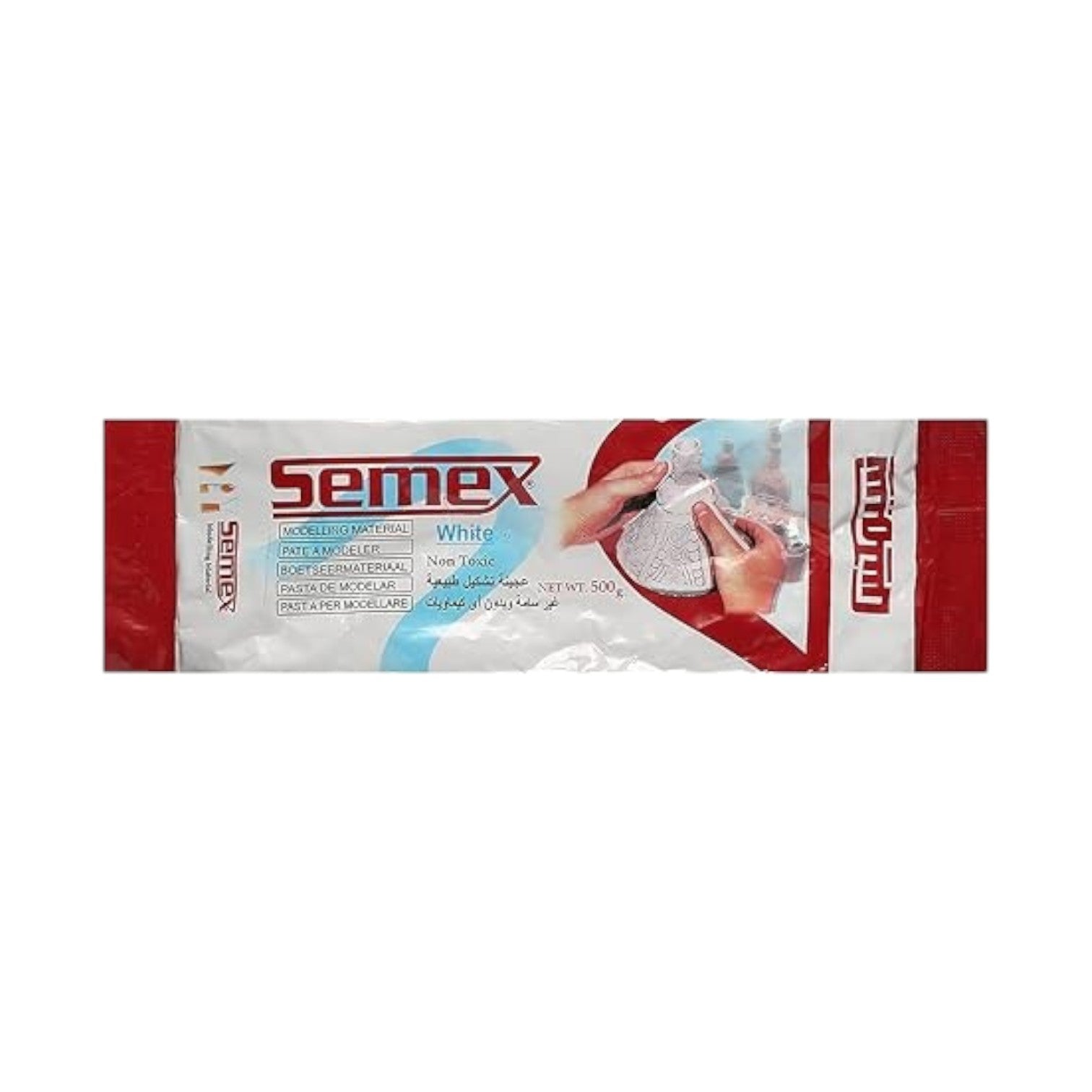 Semex aswan modelling clay brown - 500 gm – Elite Stationery El Sahhar