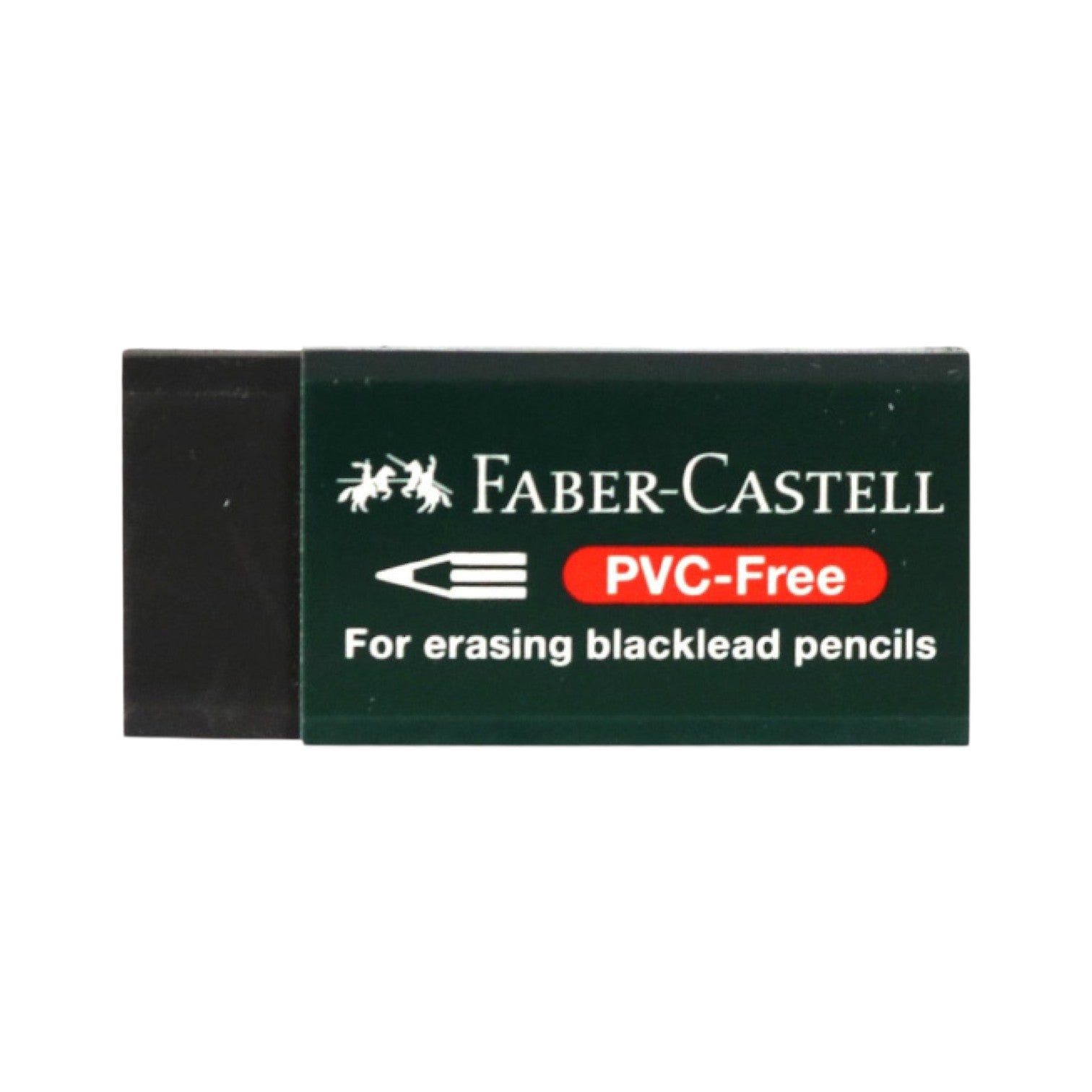 Faber-castell Eraser, Rectangular, One Piece, Free Pvc, Black – Elite ...