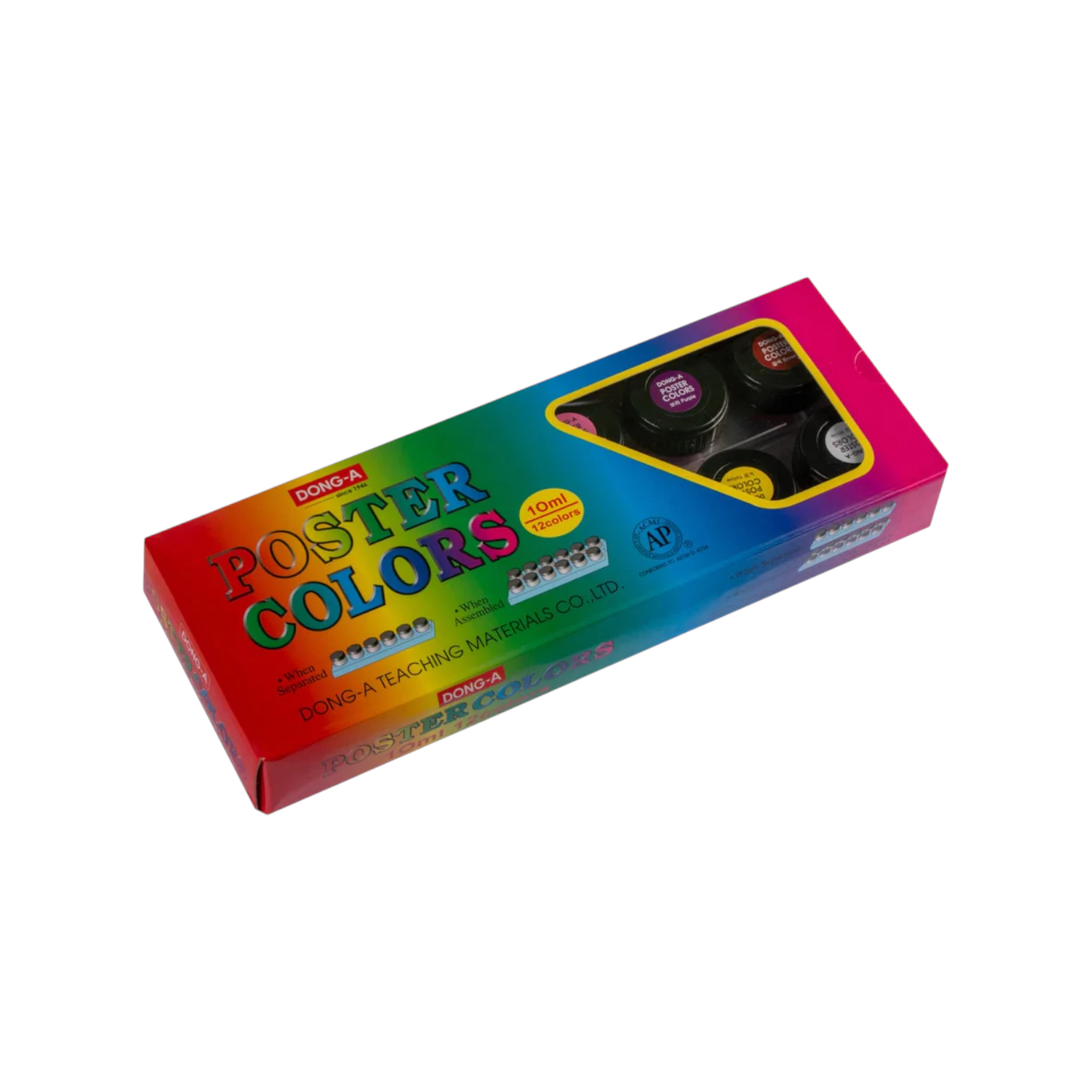 Dong-A Poster Colors, 12 Colors – Elite Stationery El Sahhar