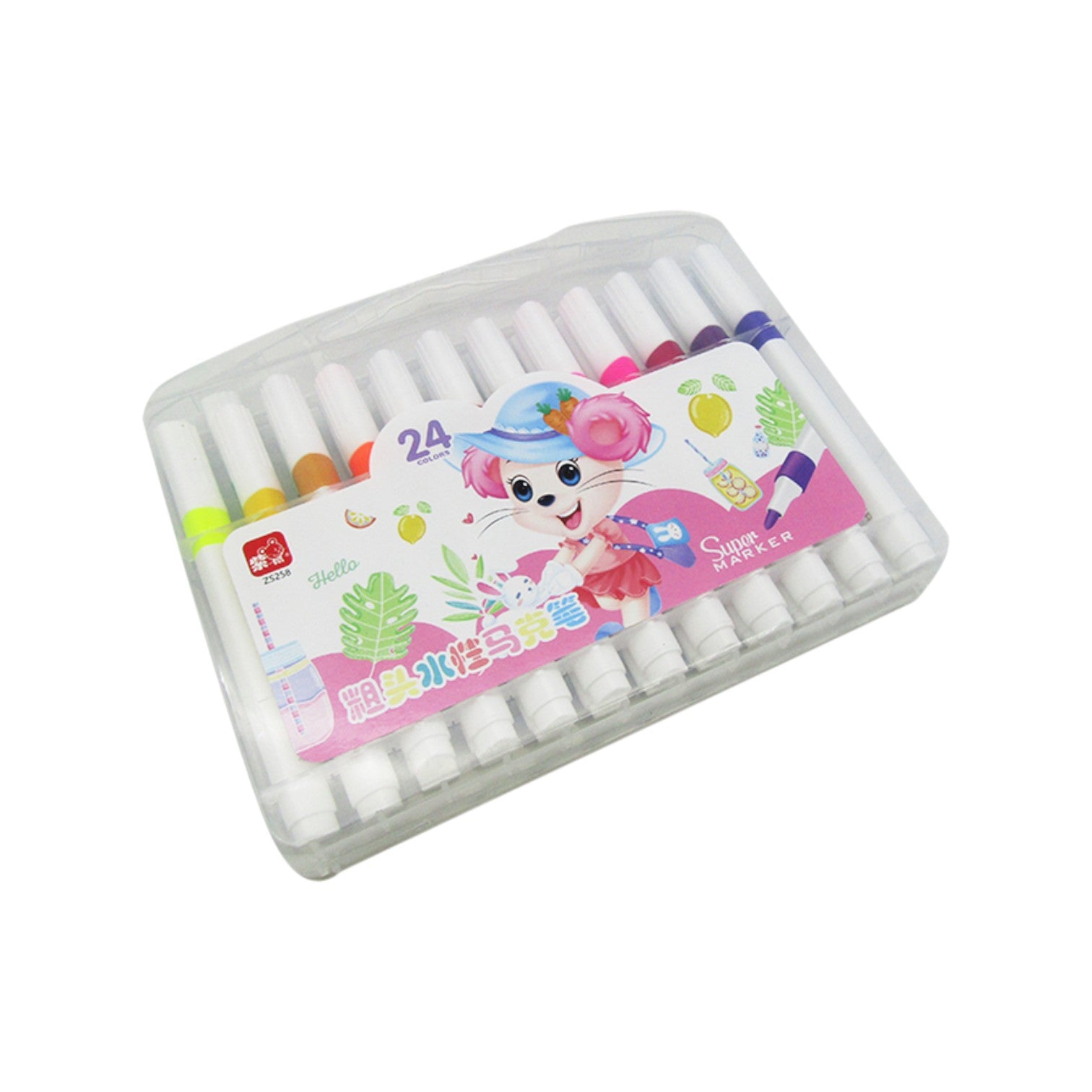 Super Marker Set – 24 Pcs – Elite Stationery El Sahhar