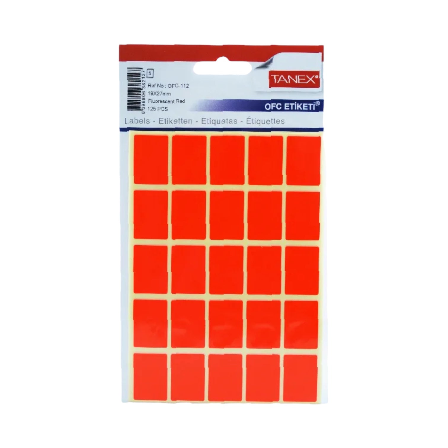 Handwriting Label Tanex 27x19 Mm 5 Sheets A5 – Elite Stationery El Sahhar