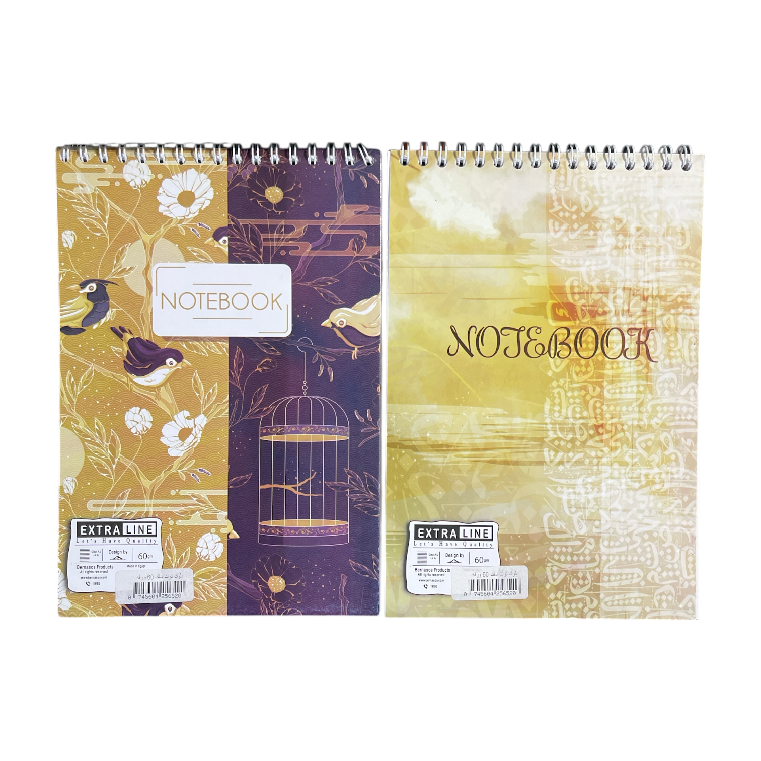 60 Sheets Extra Line Wired Notebook – Elite Stationery House