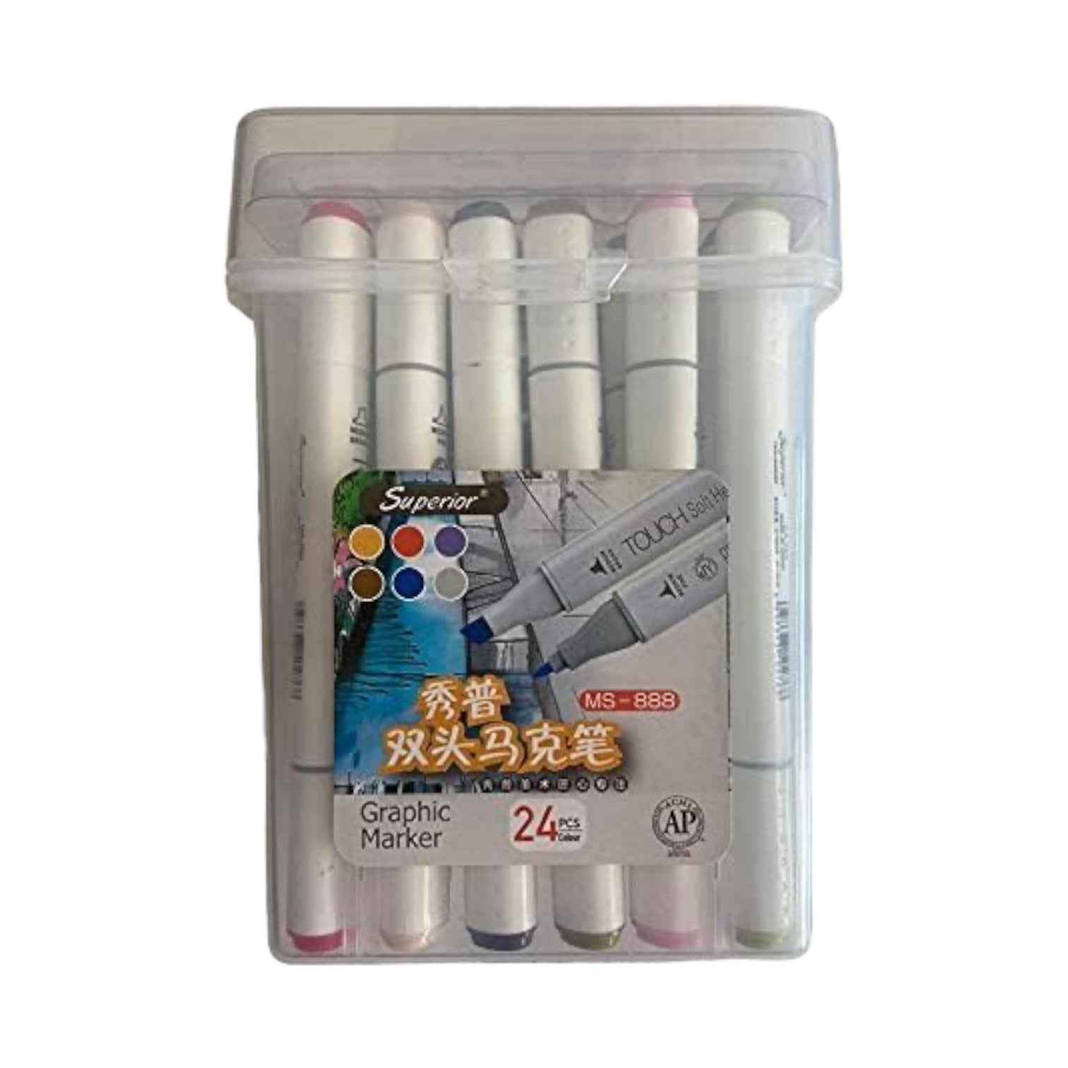 Superior Touch Marker 24 Colors – Elite Stationery El Sahhar