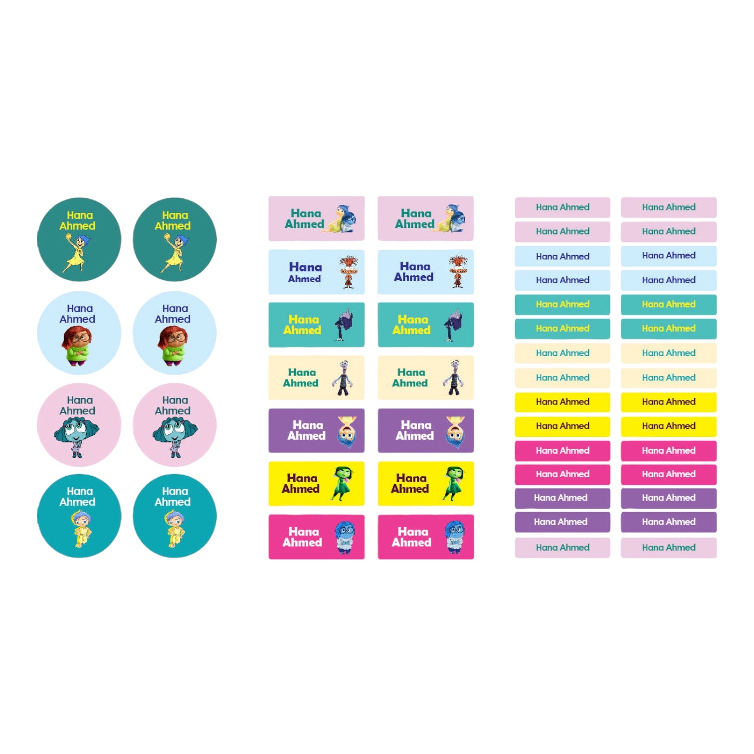 Insideout 2 Name Tag – Elite Stationery El Sahhar