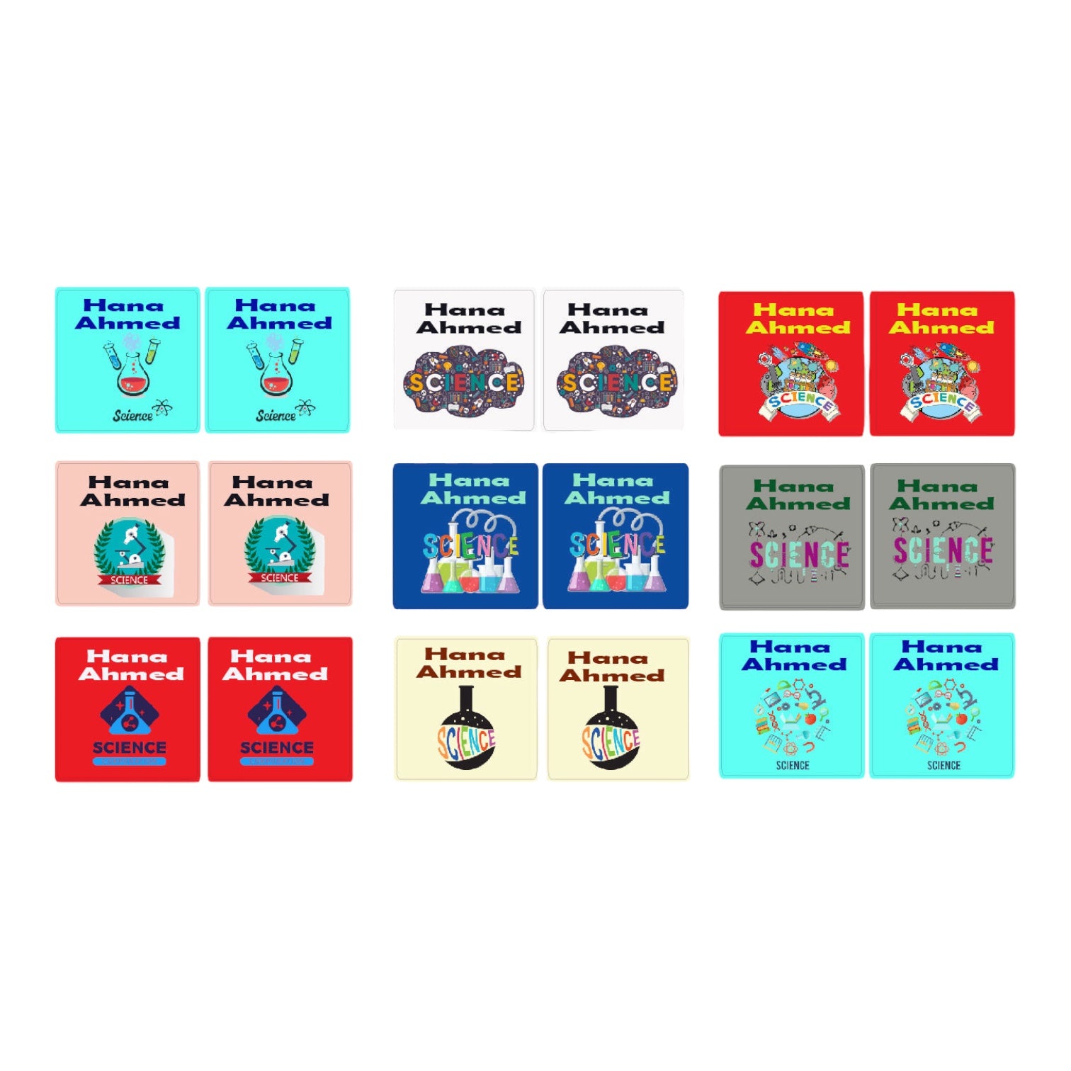 Subject Name Tag SCIENCE – Elite Stationery El Sahhar