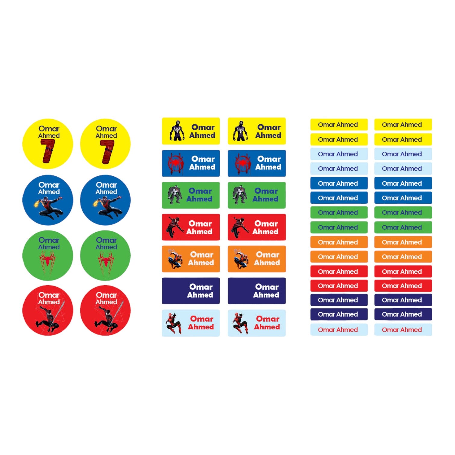 Miles Morales Name Tag – Elite Stationery El Sahhar