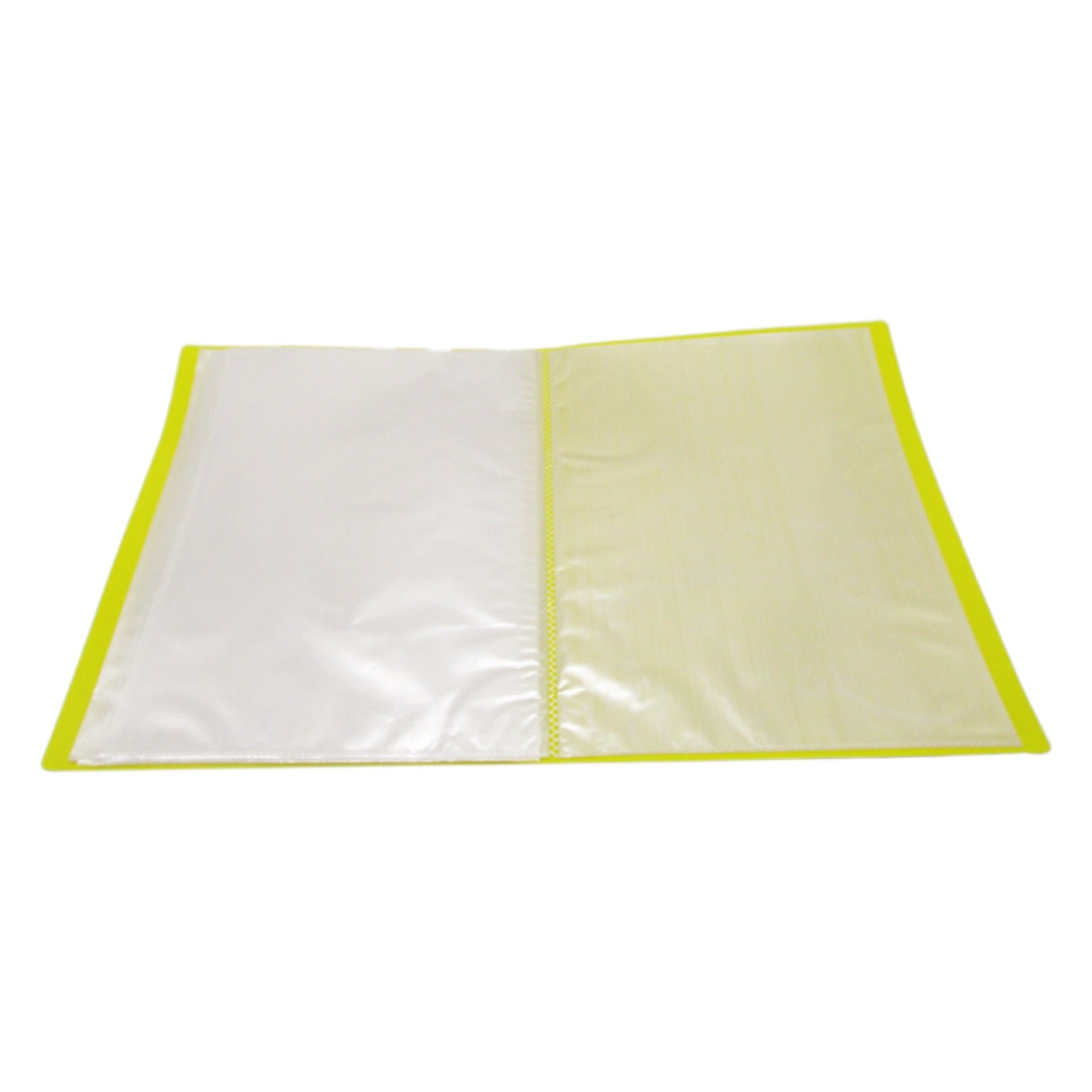 Extra Portfolio Clear Book A4 – 40 Pocket – Yellow – Elite Stationery ...