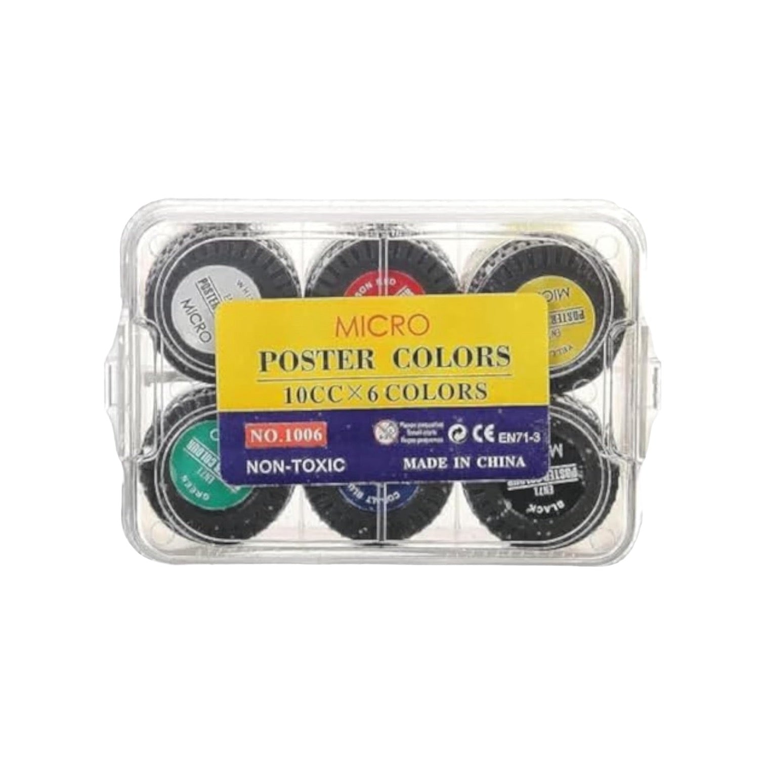 Micro Poster Gouache Colors - Set of 6 – Elite Stationery El Sahhar