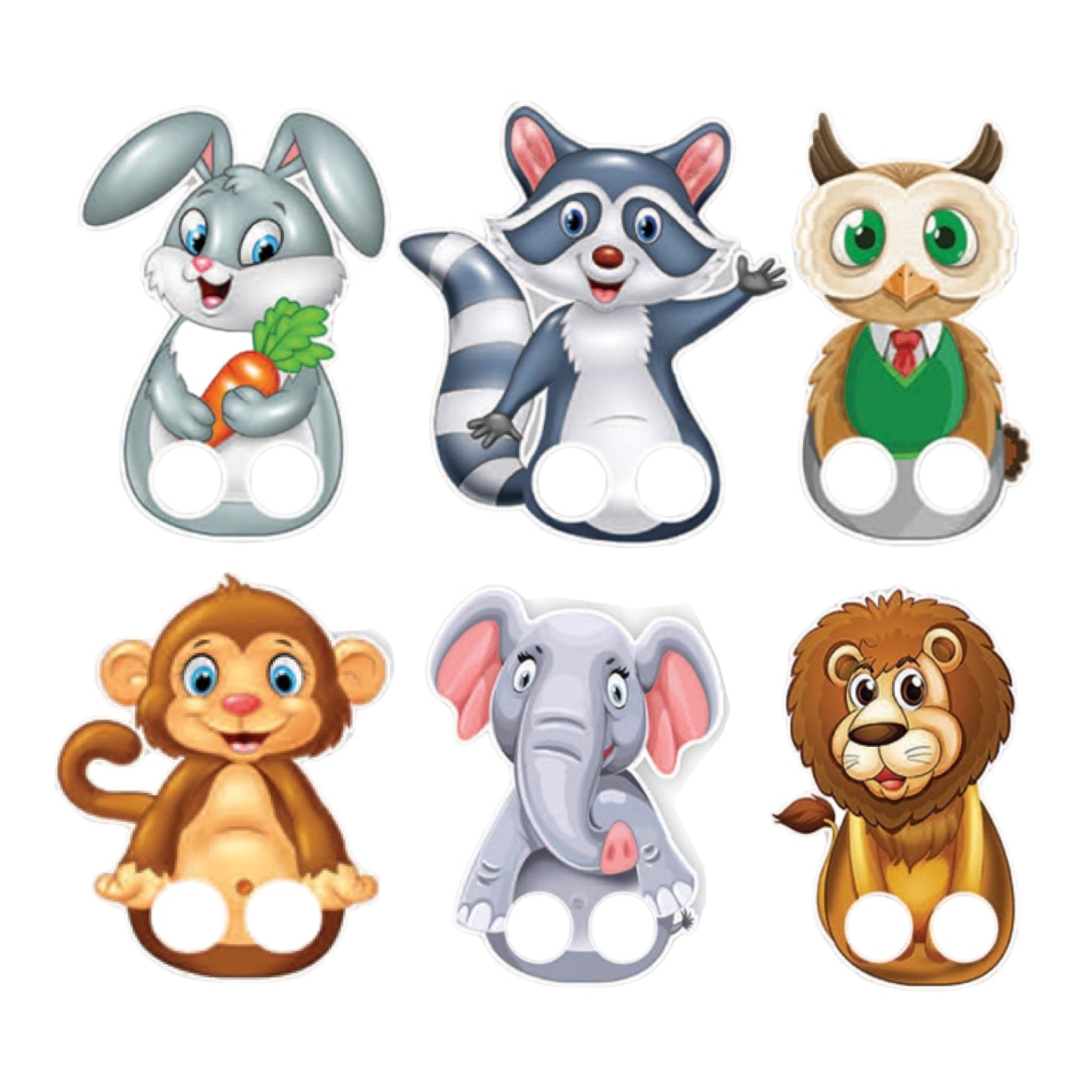 Cartoon animal finger puppets – Elite Stationery El Sahhar