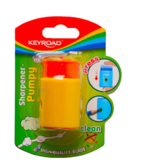 Keyroad Pumpy Sharpener 1 Hole – Elite Stationery El Sahhar
